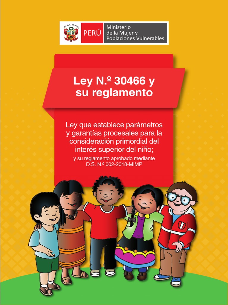 Ley 30466 Que Establece Parametros | PDF | Discriminación | Debido al ...
