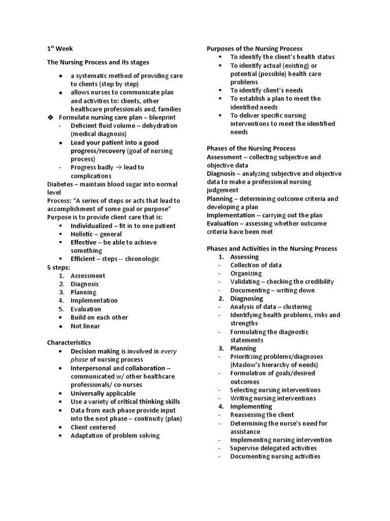Ncma121 Lec | PDF | Nursing | Thought