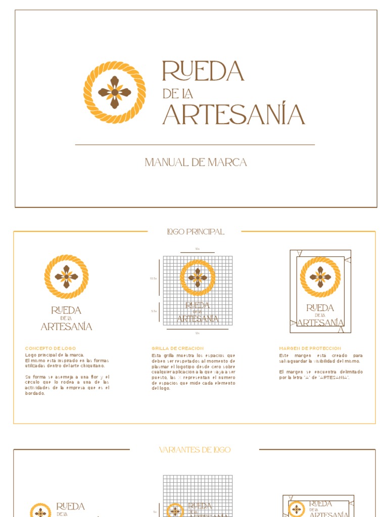 Manual de Marca - Rueda de La Artesania | PDF | Tipografía | Informática