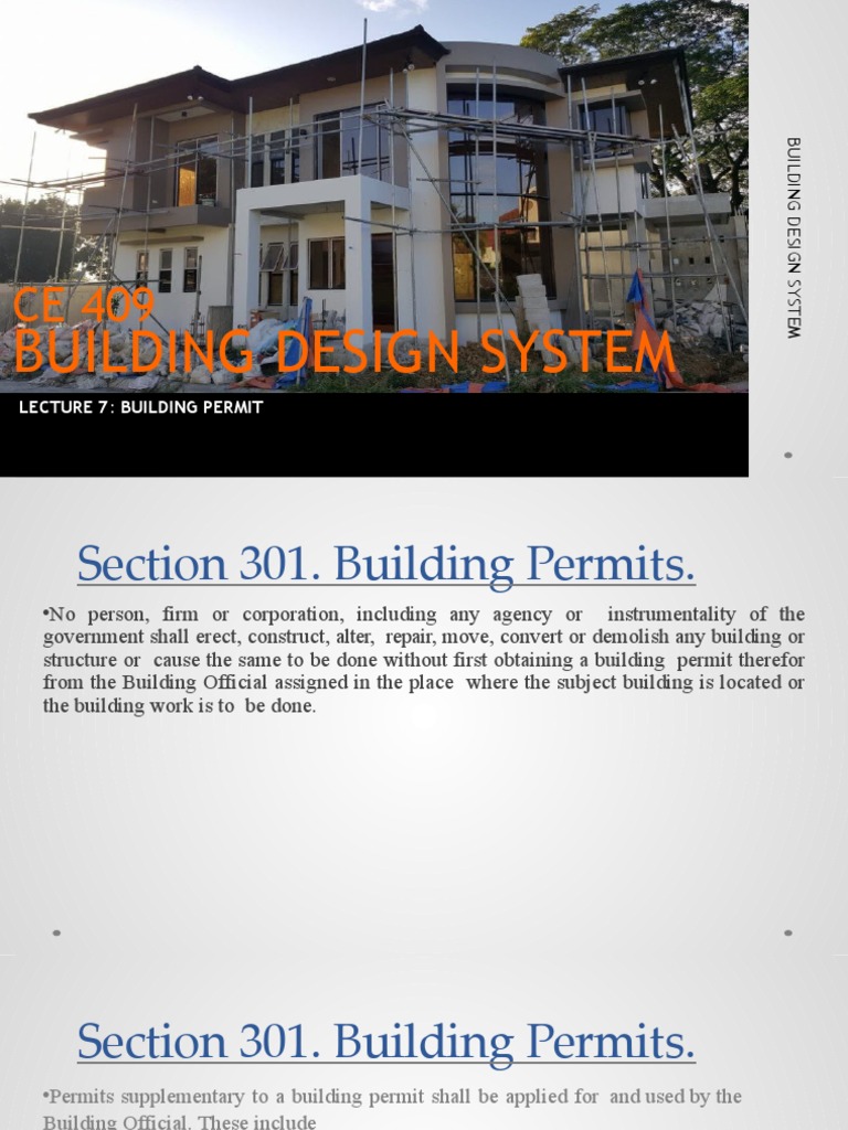 Building Permit Validity and Requirements | PDF | Engineer | Architect