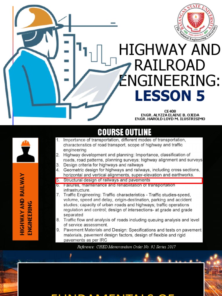 Lecture 5 - Fundamentals of Railway Engineering | PDF