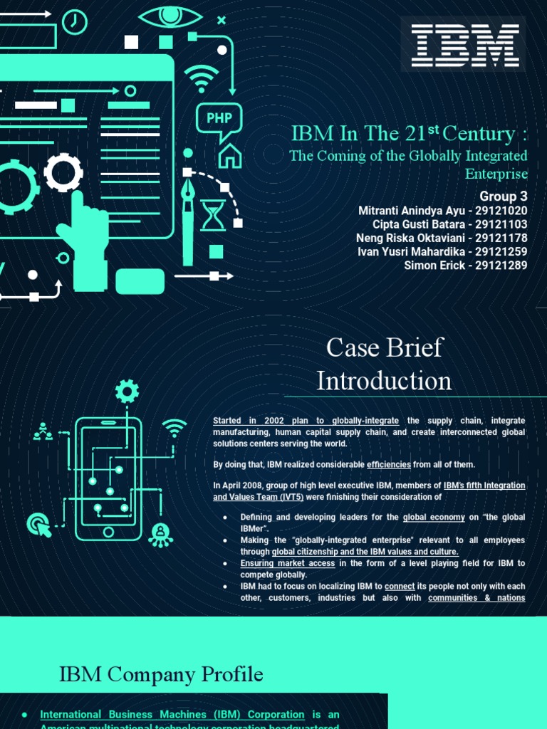 IBM's Global Integration Strategy | PDF | Ibm | Lenovo