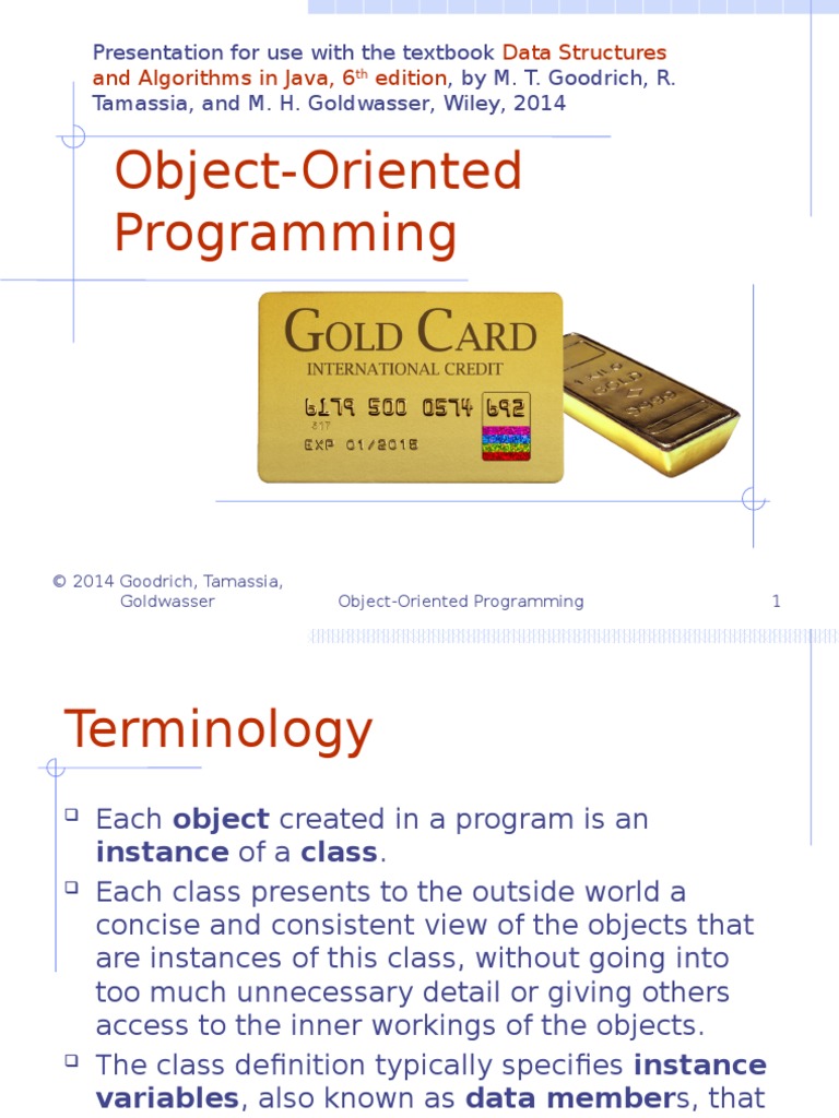Chapter 2 Object Oriented Concepts Pdf Class Computer Programming Inheritance Object