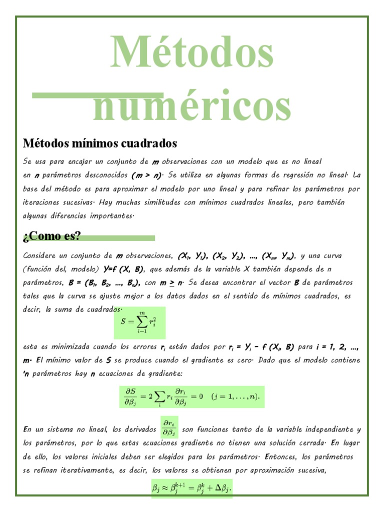 Inv. #2 Métodos Numéricos | PDF | Métodos y materiales de enseñanza