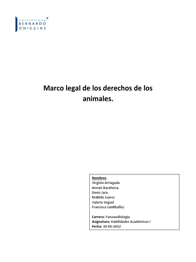 Los Derechos de Los Animales (Desarrollo) | PDF | Derechos animales ...