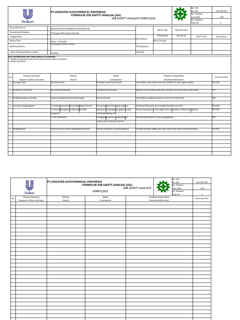 JSA - Lifting Foco | PDF