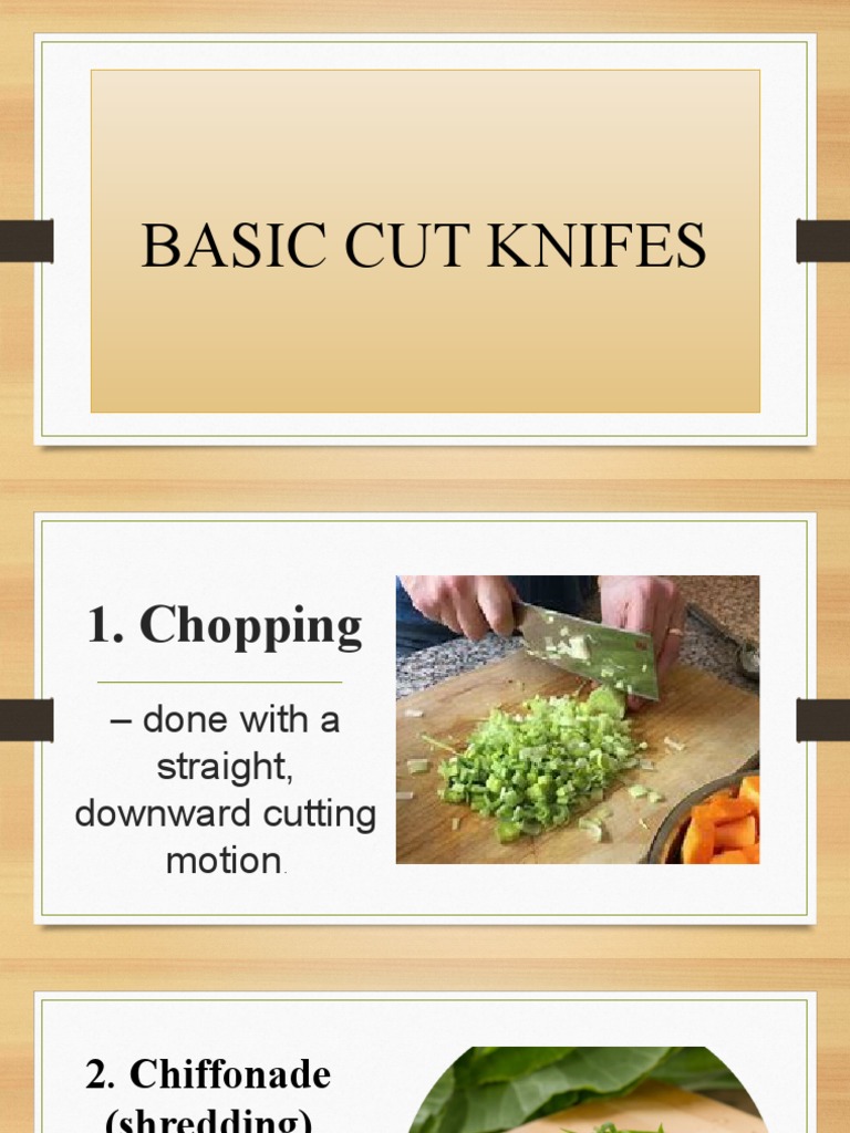 Basic Cut Knife | PDF
