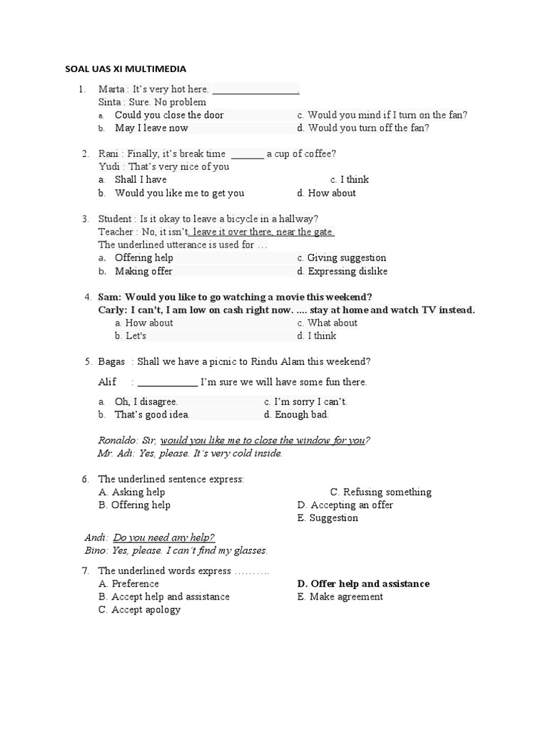 Soal Uas English Xi MM Sms. Ganjil Tp. 2022-2023 | PDF | Pesticide ...