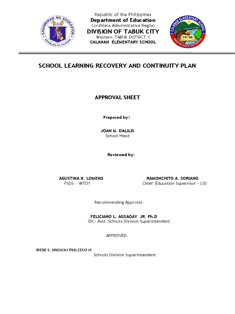 Approval Sheet - LRCP | PDF