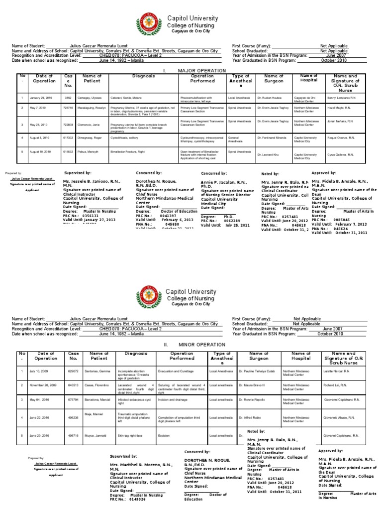PRC Forms JC - 1 | PDF | Nursing | Clinical Medicine