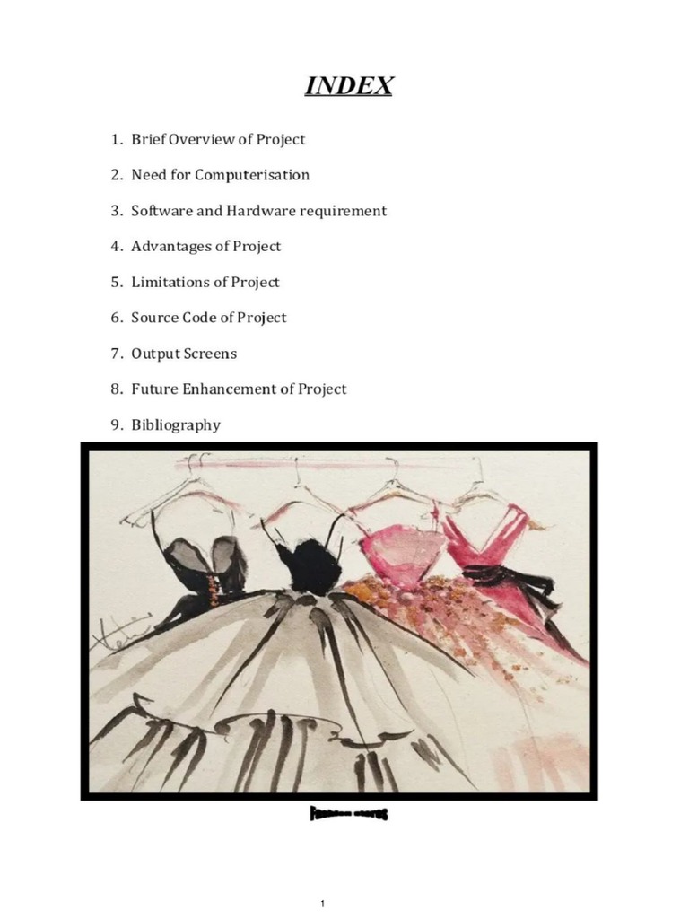 Fashion Store Management System | PDF