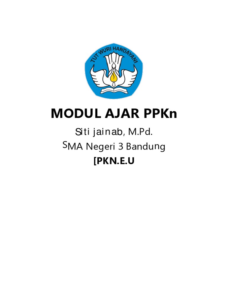 Modul Ajar PPKN - Norma Dan Aturan Yang Berlaku Di Masyarakat - Fase E | PDF