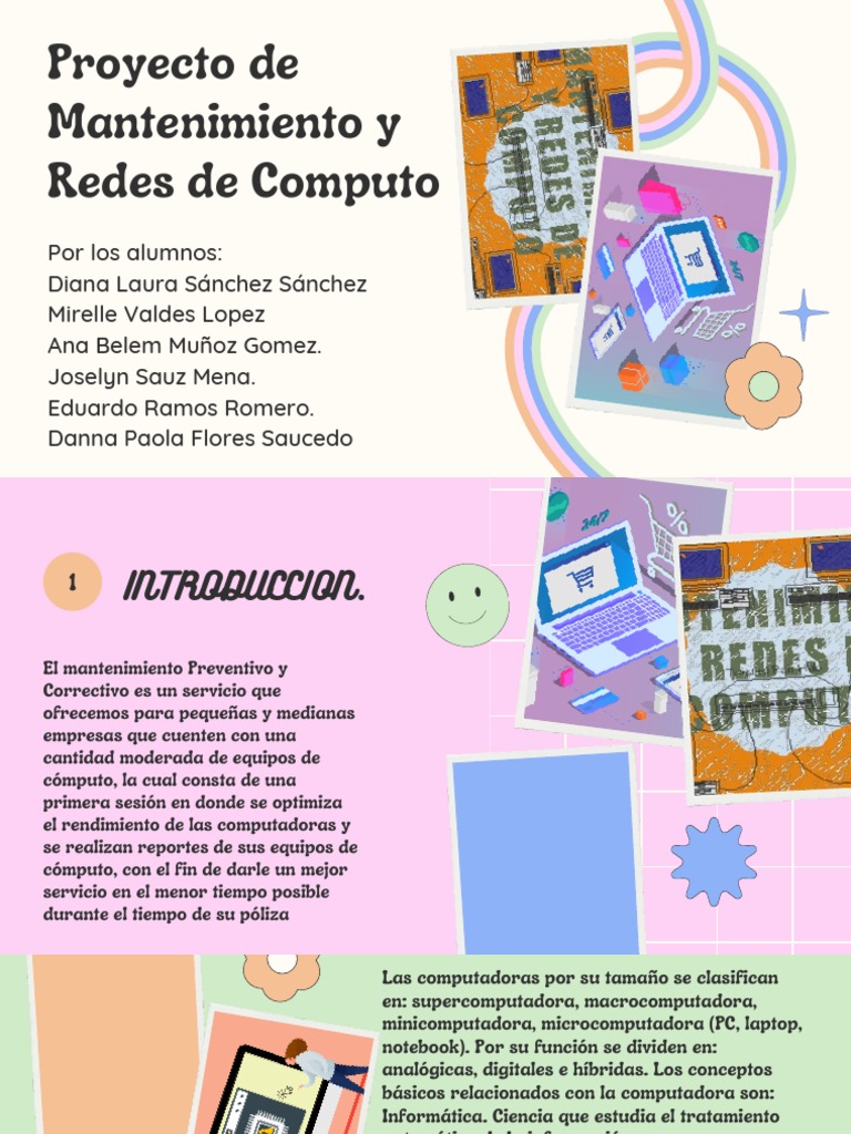 Proyecto de Mantenimiento y Redes de Computo | PDF | Informática ...