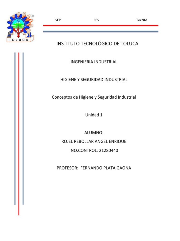 Conceptos HYSI | PDF | Riesgo | Higiene Ocupacional