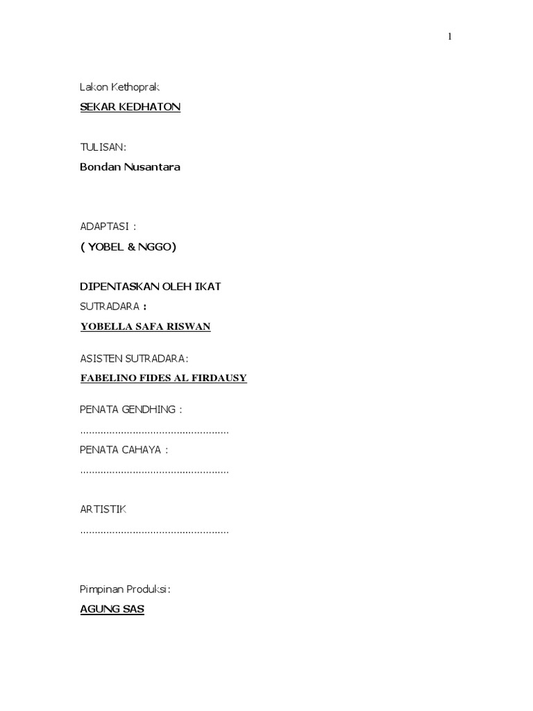 Sekar Kedhaton Yobel # 2 | PDF | Griya & Taman