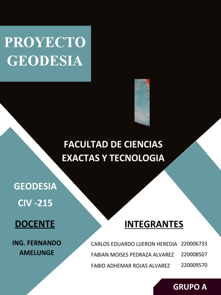 Proyecto Geodesia... | PDF | Geodesia | Sistema de Posicionamiento Global