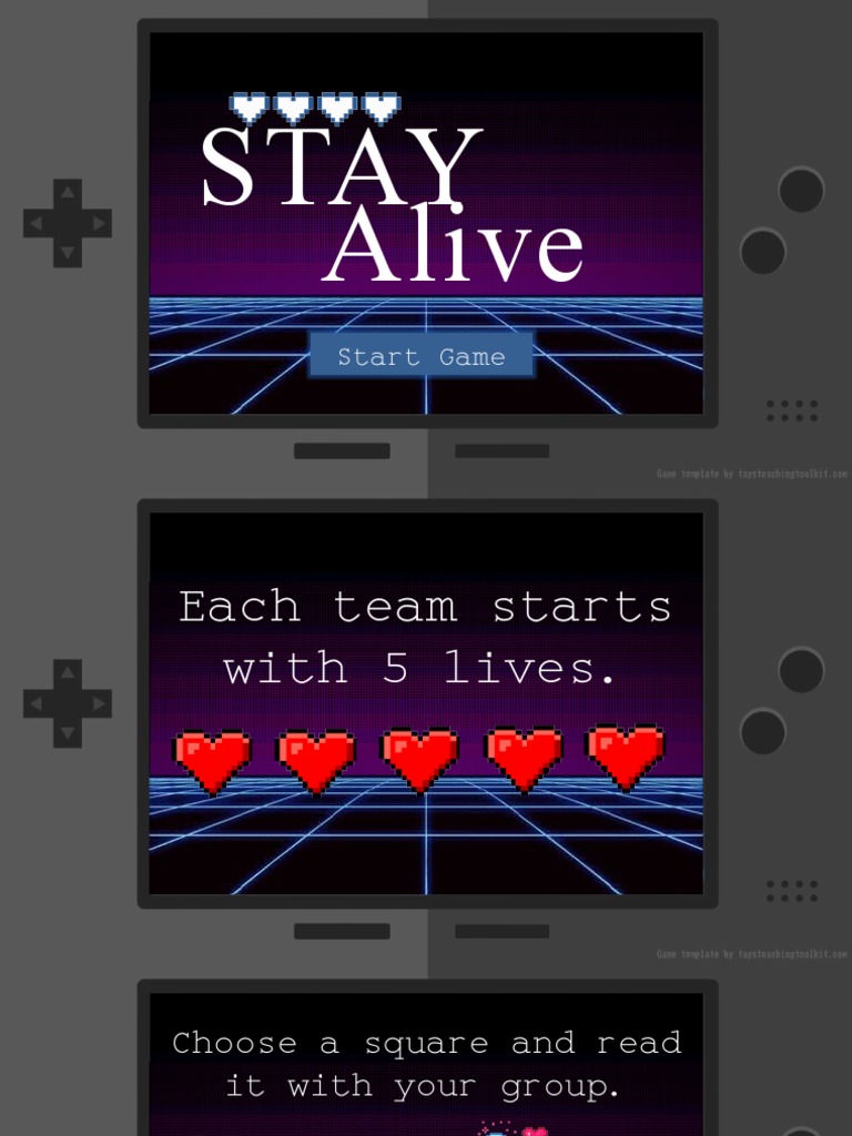 Stay Alive Game | PDF