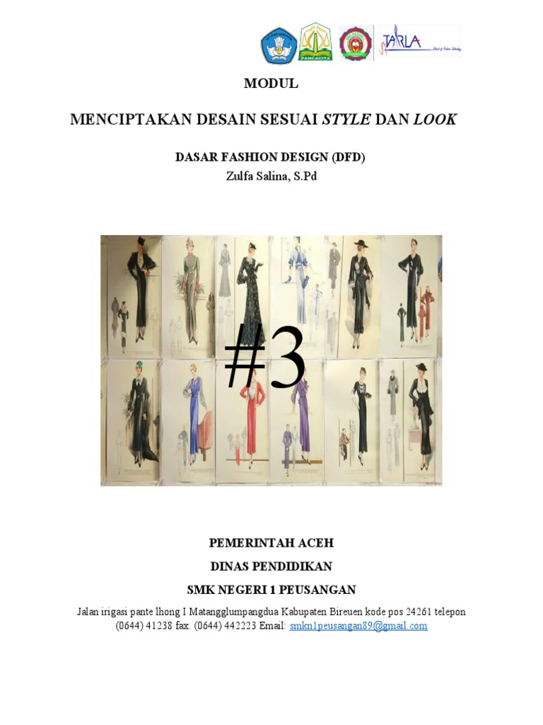MODUL Merancang Desain Sesuai Style Dan Look | PDF