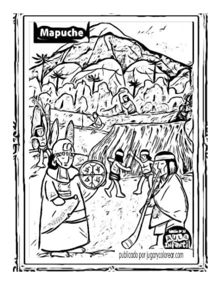 Mapuches Lámina 8-09 | PDF