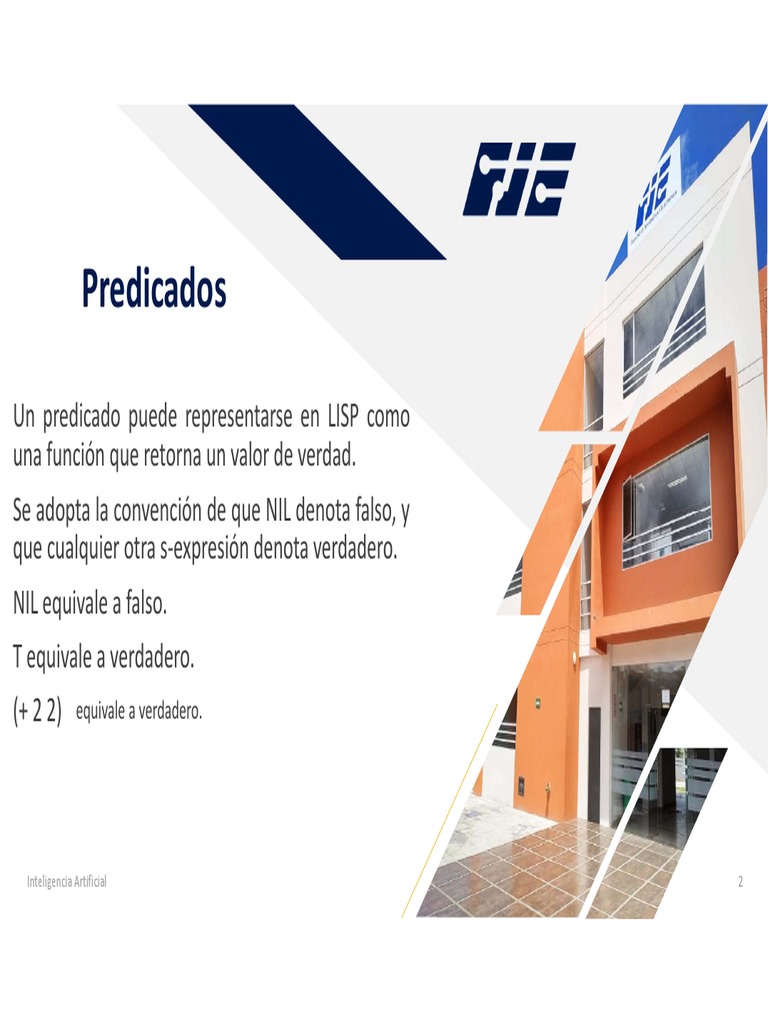 LISP Predicados y Condicionales | PDF | Informática | Sintaxis (Lógica) LISP Predicados y Condicionales | PDF | Informática | Sintaxis (Lógica)