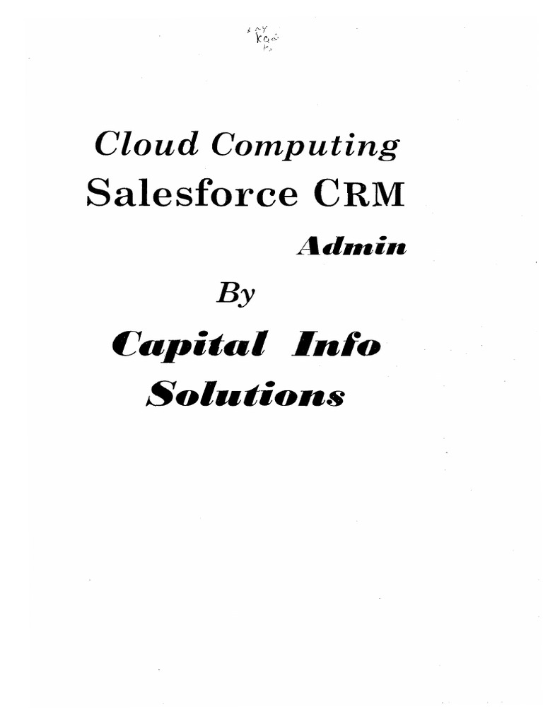 Salesforce Admin | PDF