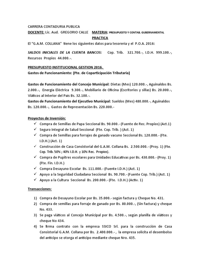 Practica Conta Integrada | PDF | Business | Servicios financieros