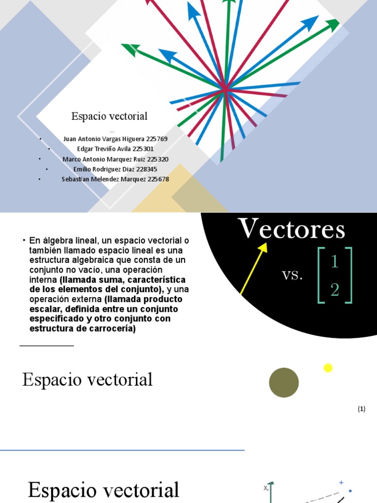 Espacio Vectorial Pdf