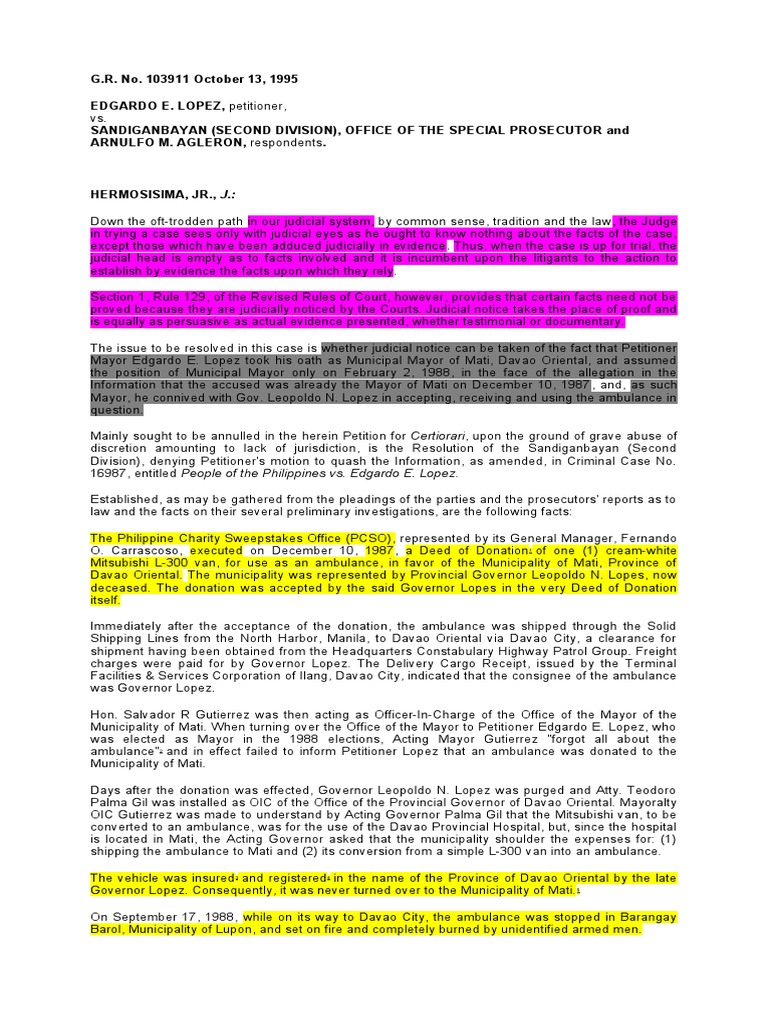 13 Lopez v. Sandiganbayan | PDF | Trials | Prosecutor