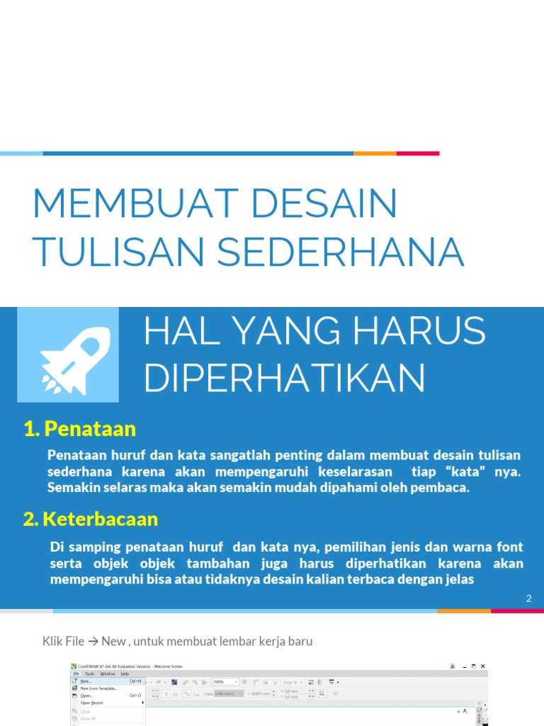 1.JS Desain Tulisan Sederhana | PDF