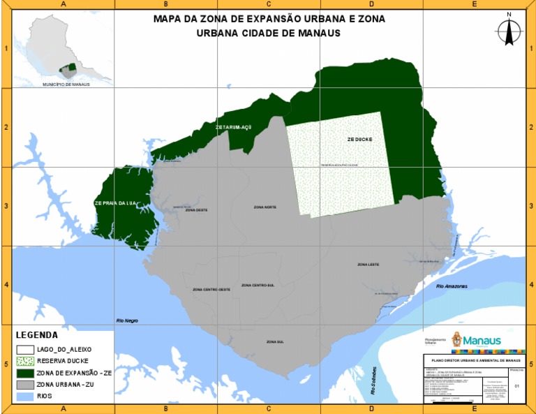 Mapa de Expansão Urbana de Manaus | PDF