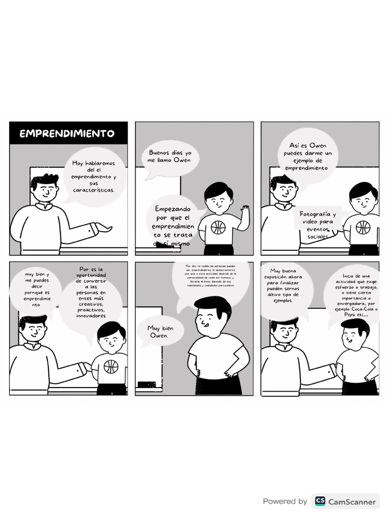 Historieta Emprendimiento | PDF Historieta Emprendimiento | PDF