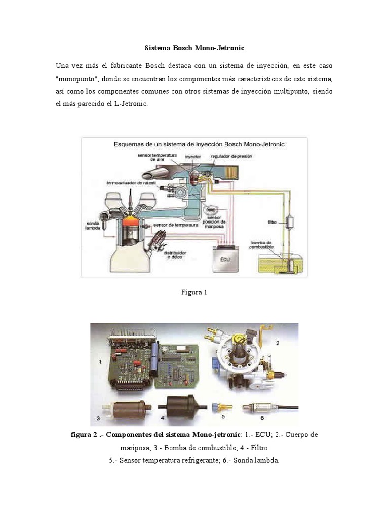 Sistema Bosch Mono-Jetronic | PDF | Ciencia y matemáticas | Informática