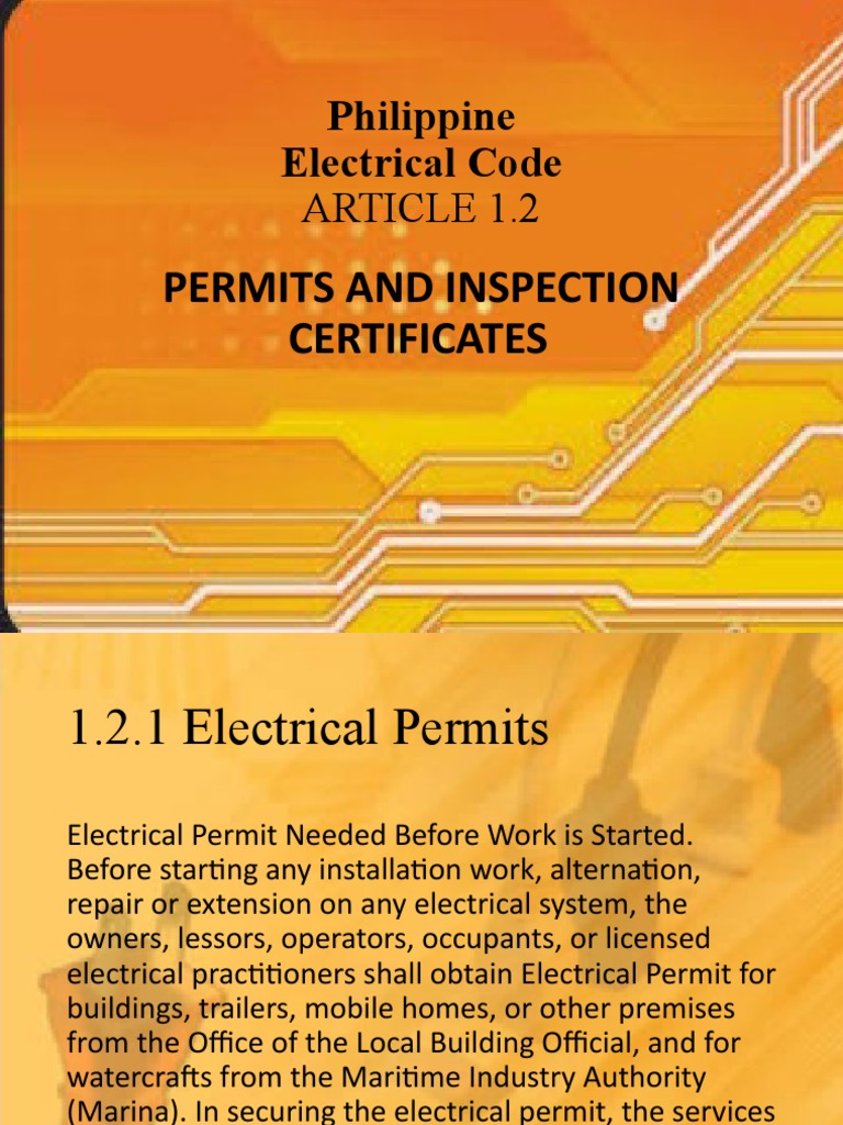 PEC Philippine Electrical Code | PDF | Regulation | Government