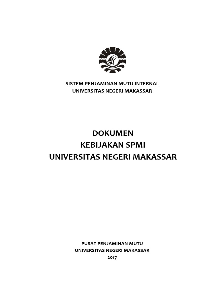 Kebijakan SPMI UNM | PDF