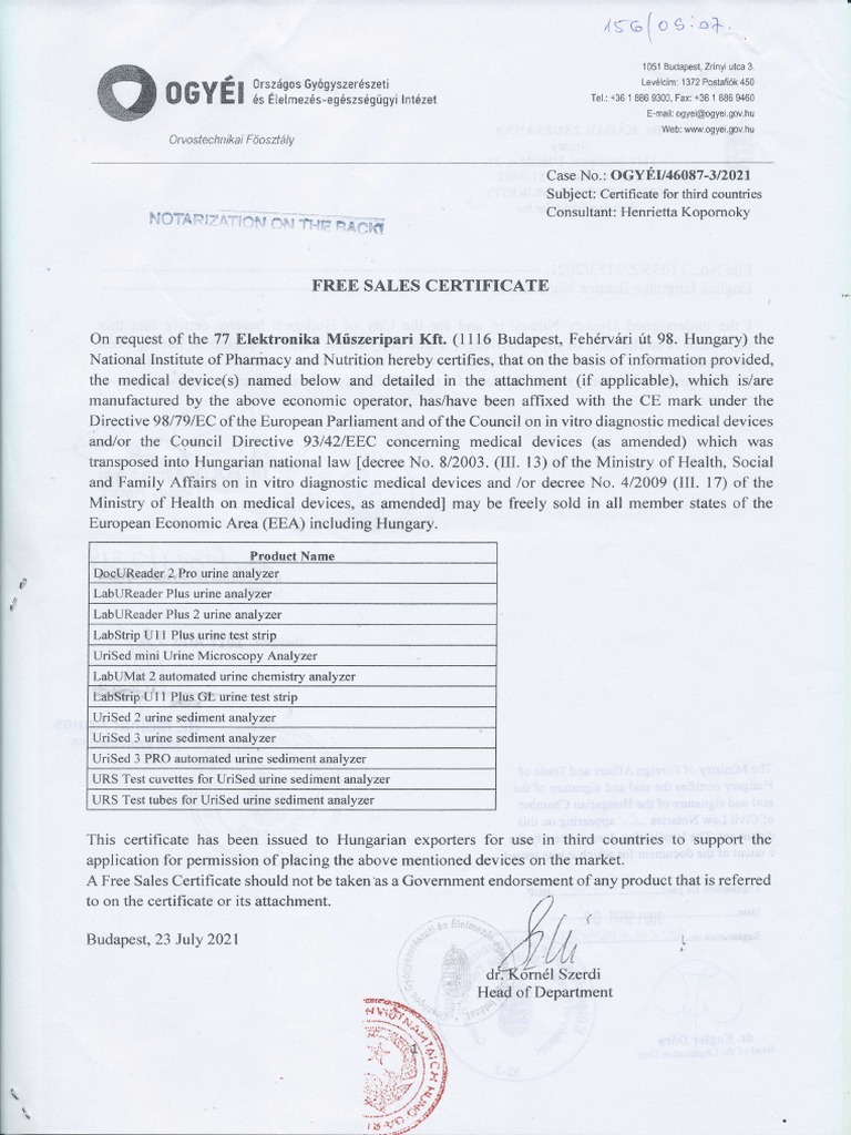 FSC - 77E - All Products - Issued 23.07.2021 - Legalized | PDF ...