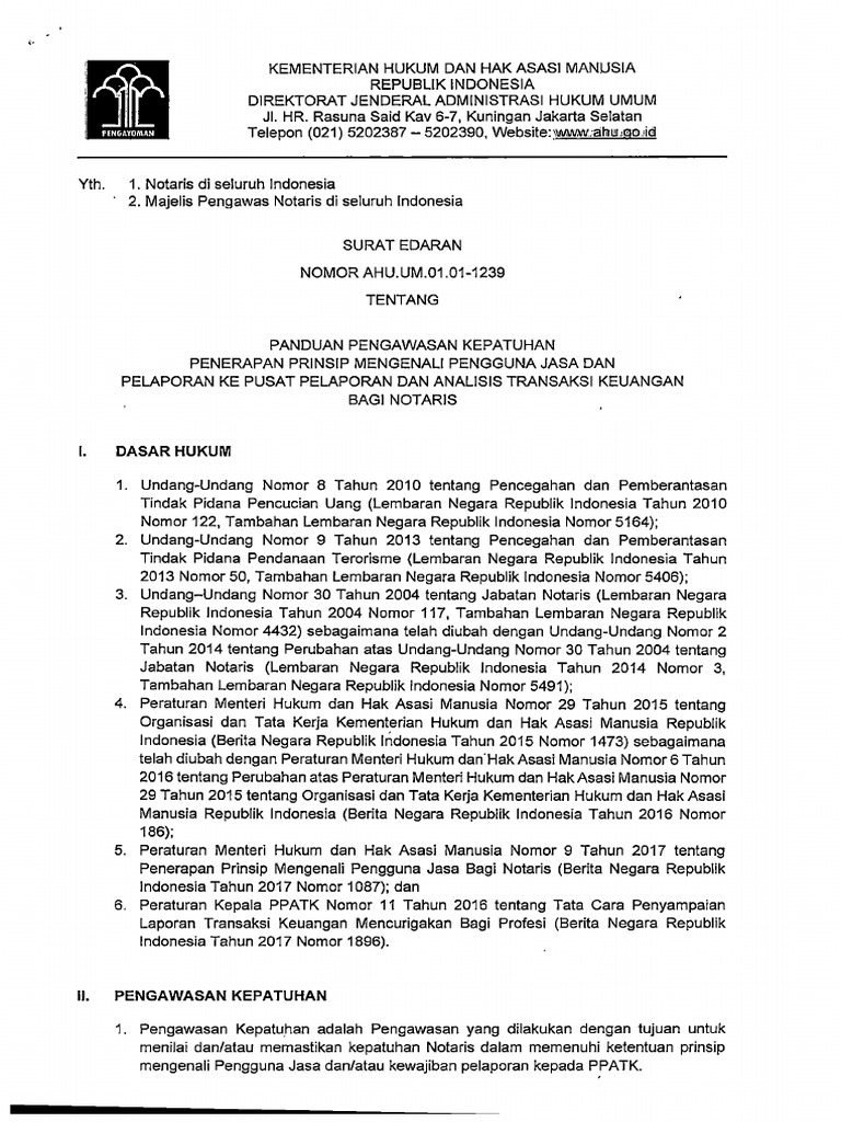 Surat Edaran | PDF