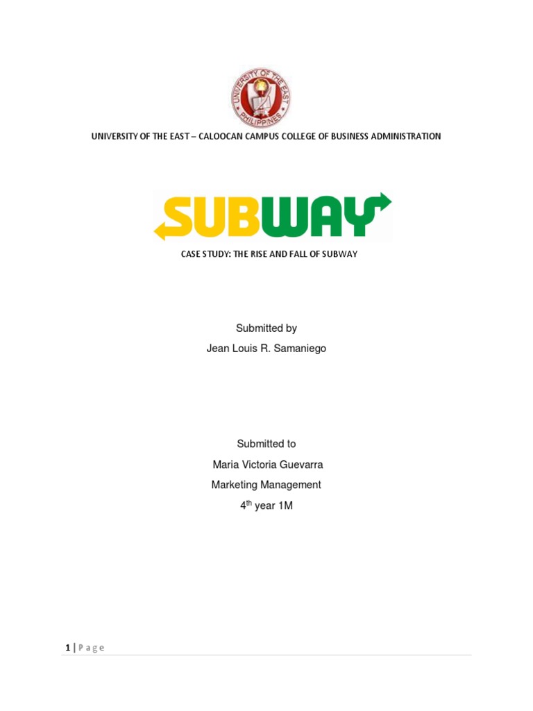 The Rise and Fall of Subway | PDF
