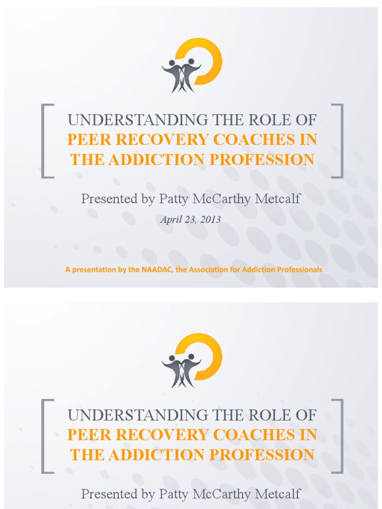 Understanding The Role of Peer Recovery Coaches | PDF