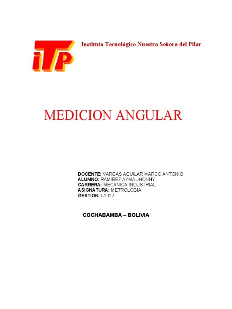 Medición Angular y Herramientas | PDF | Ángulo | Medida Geométrica