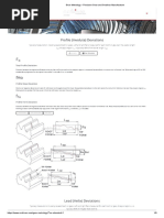 Gear Lead and Profile Inspection Guide | PDF | Gear | Fracture