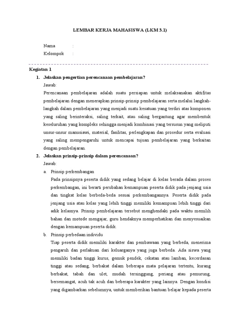 LK.3.1 Baru | PDF