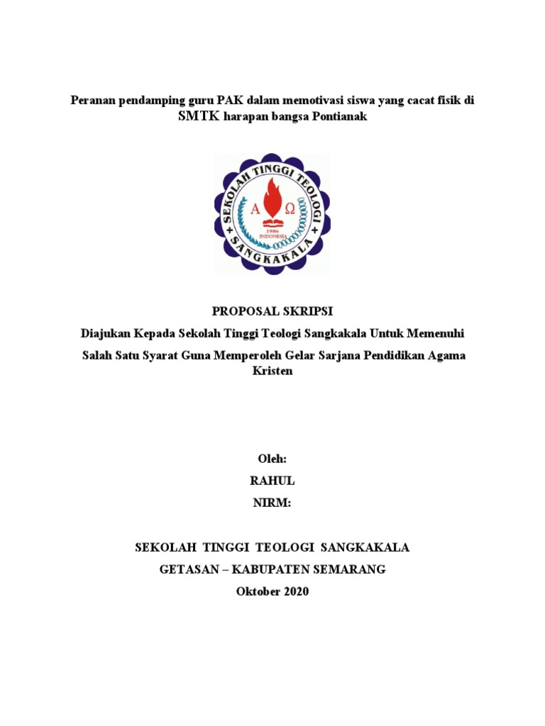 Judul Proposal | PDF