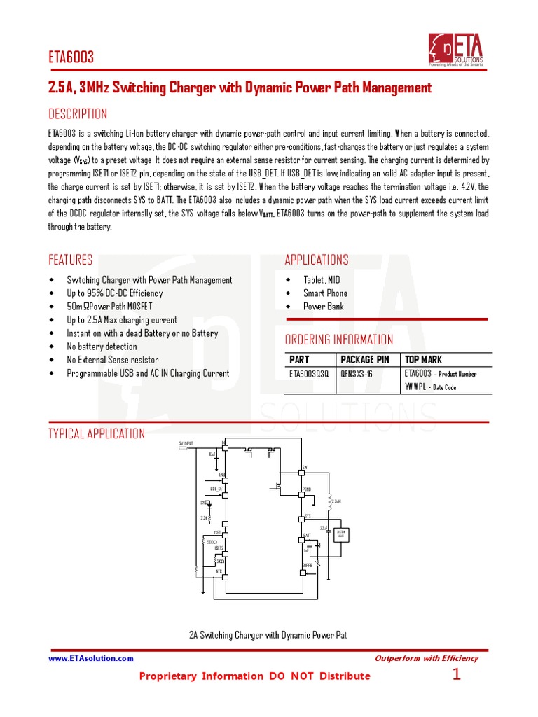 ETA6003 | PDF
