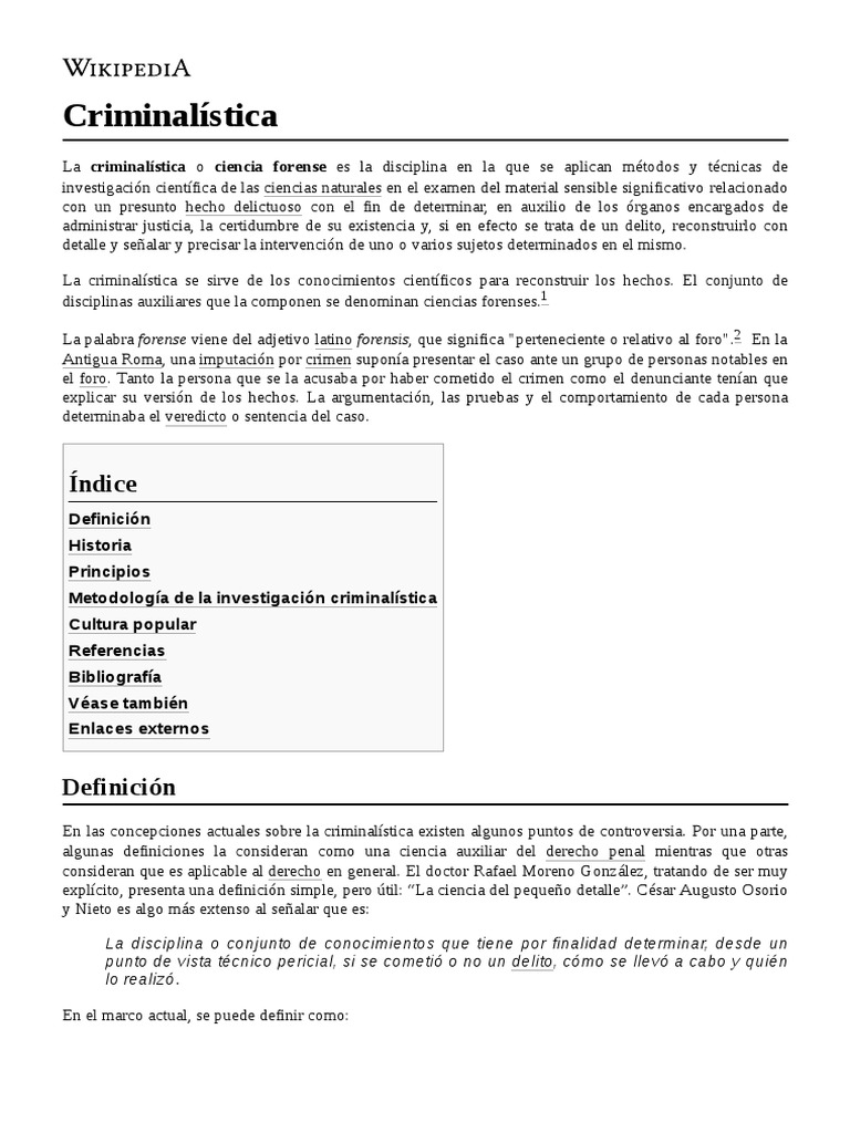 Criminalística | PDF