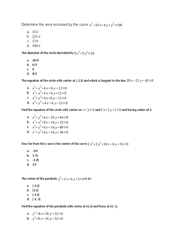 Geometry Problem Set | PDF