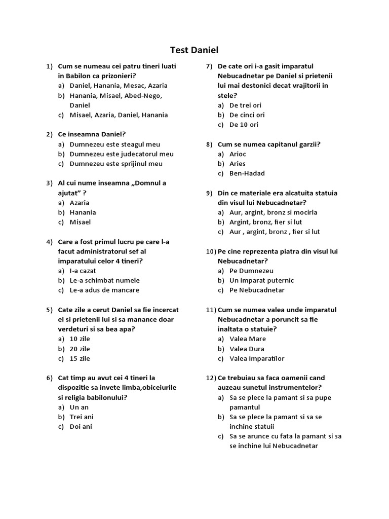 Test Daniel | PDF