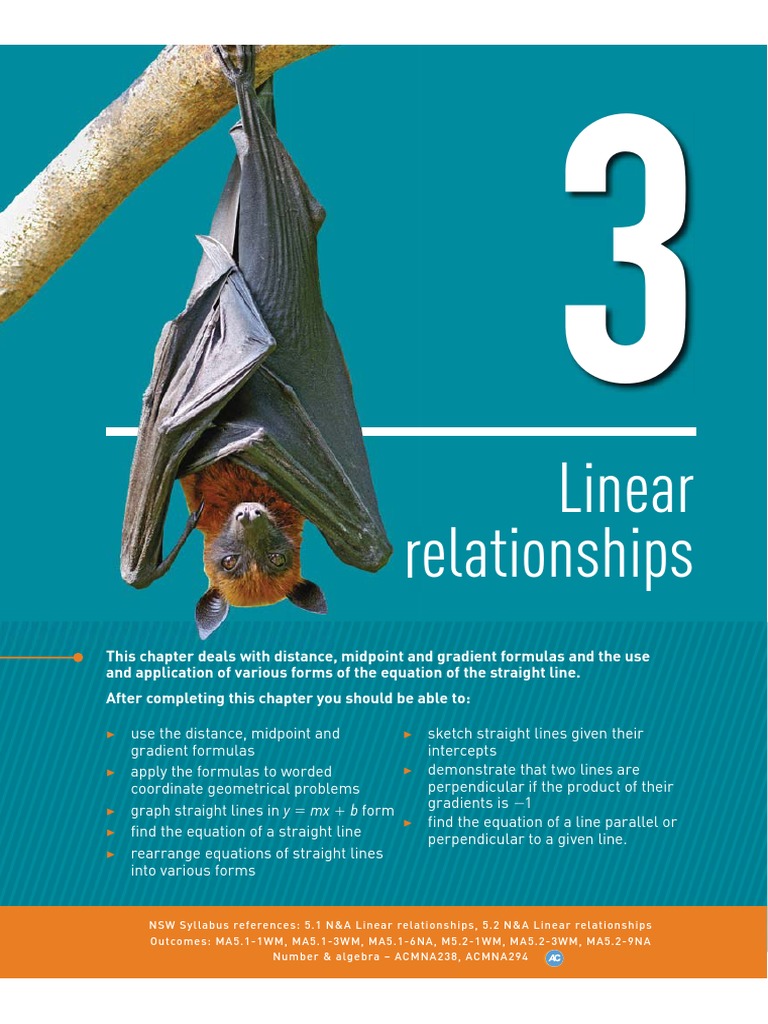 Year10 Insight Chapter 3 Linear Relationships | PDF | Slope | Equations
