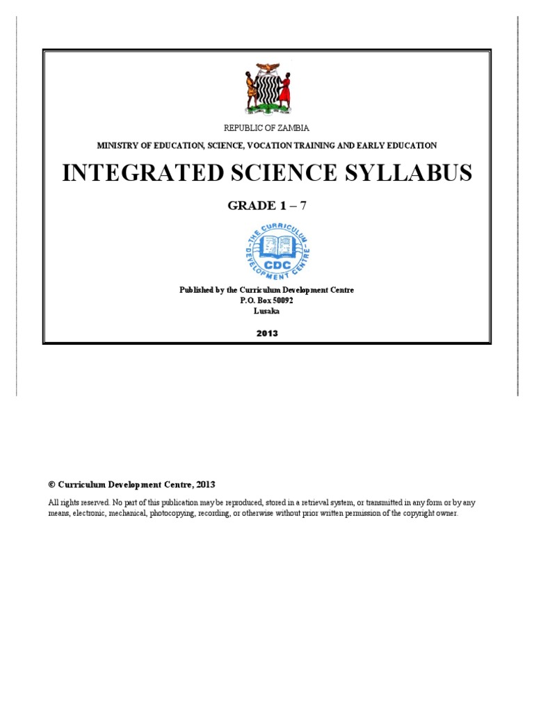 Science 1 7 Zambia 1 | PDF