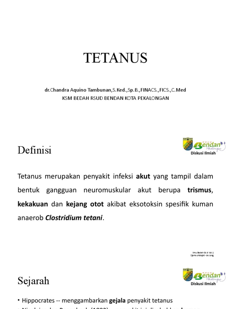 Penanganan dan Prognosis Tetanus | PDF