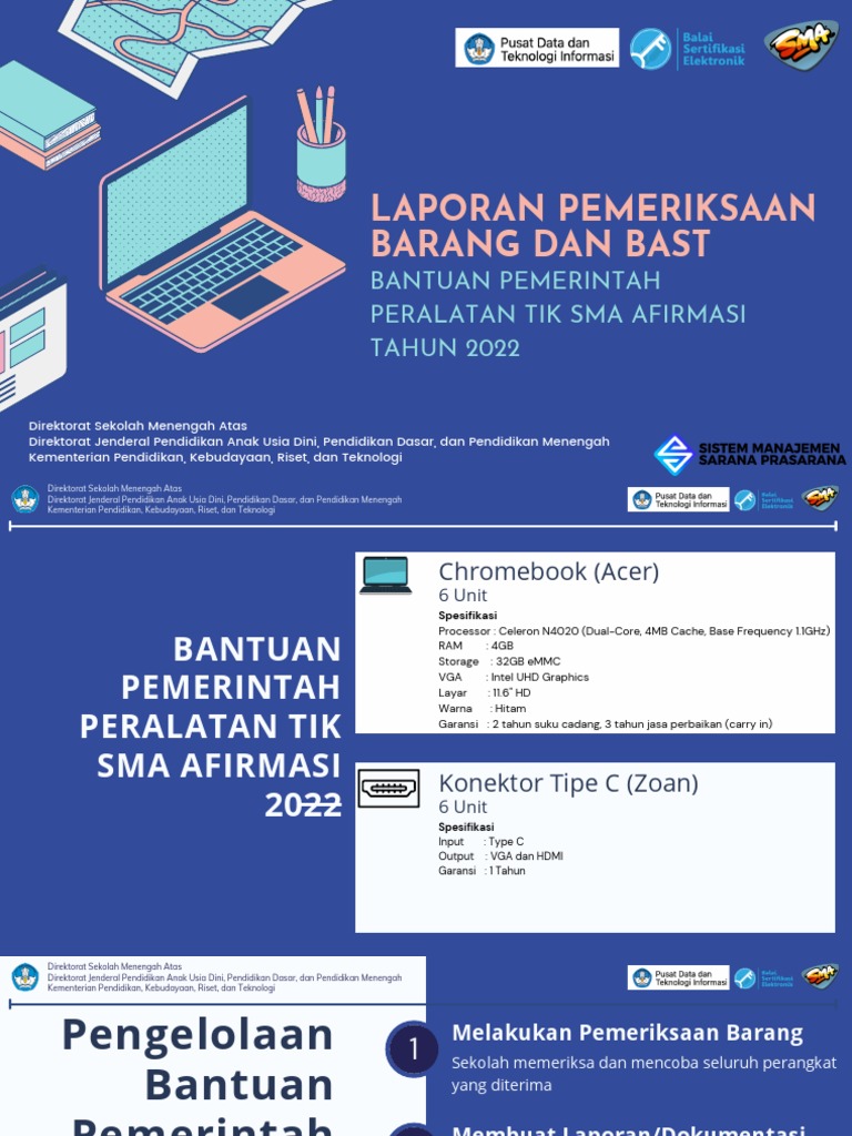 Materi - Laporan Dan Bast Banper Tik Sma Afirmasi | PDF